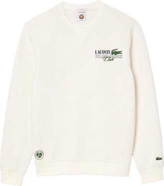 Lacoste Sportsuit Sweatshirt f&uuml;r Herren/Damen Unisex (Cremefarbe)