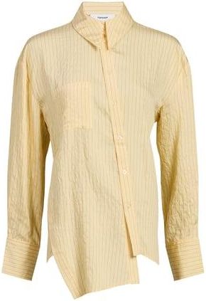 Topshop Chemise asym&eacute;trique &agrave; rayures