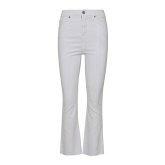 7 For All Mankind Jeans &Eacute;vas&eacute;s - Femme - Jeans - Blanc - Taille: W27
