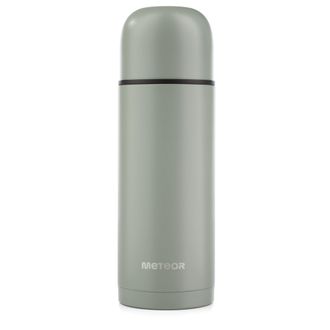 Meteor thermoskanne 1L und 750ml thermobecher BPA-freie thermosflasche aus edelstahl - Isolierflasche Thermoskanne für Kinder und Erwachsene - 2 cup Stainles