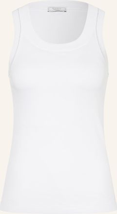 PESERICO Peserico Top Mit Schmucksteinen weiss