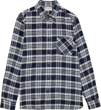 Roy Rogers Homme, Chemises, Bleu, Taille: XL Chemise &agrave; Carreaux Boutonn&eacute;e