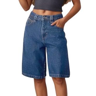 Generic Short Femme Jean Pantalon Court en Denim Skinny Shorts Et Bermudas Femme Short De Sortie Tendance Club Wear Plage Femmes