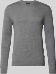 Matinique Strickpullover mit gerippten Abschl&uuml;ssen Modell Margrate