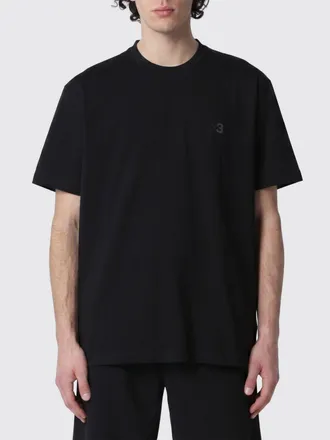Yohji Yamamoto T-shirt relaxed fit en coton BCI avec logo imprim&eacute; ton sur ton