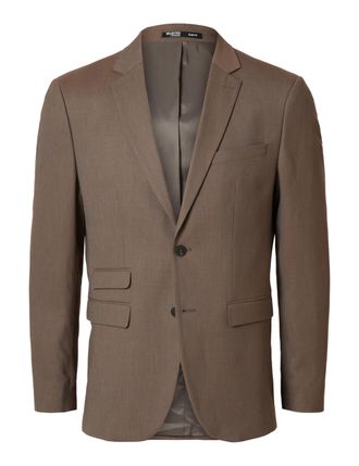 Selected Selected Homme Male Blazer Gewebter Wollgemisch