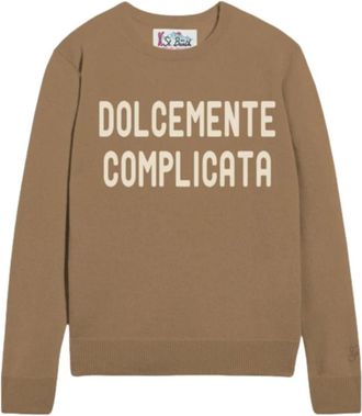 MC2 Saint Barth Femme, Pulls, Brun, Taille: 40 FR New Queen SweaT-shirt