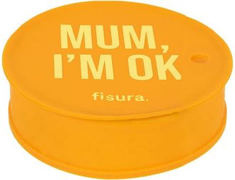 Fisura Fisura Deckel für Drogenbecher Mum Im ok, blauer Getränkeschutz, wiederverwendbar, auslaufsicher, aus Silikon