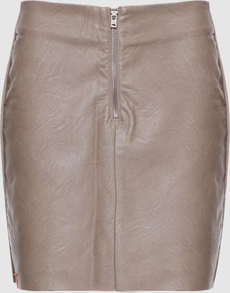 Maevy Jupe Courte Minivegan Taupe