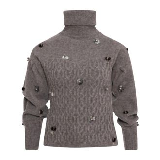 Fracomina Rollkragenpullover - - Knitwear - Damen - Grau - XS