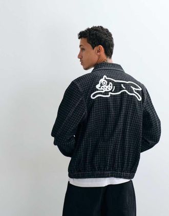 Icecream Jeans-Arbeitsjacke mit Ripstop-Details in Schwarz
