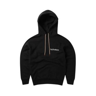 Aries No Problemo Hoodie - Schwarz - - Sweatshirts & Hoodies - Herren - Schwarzk - S