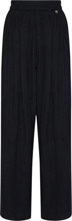 Silvian Heach Femme, Pantalons, Noir, Taille: 40 FR Pantalon Fluide &agrave; Taille &Eacute;lastique