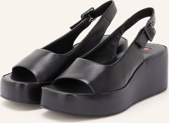 H&ouml;gl Plateau-Sandalen schwarz