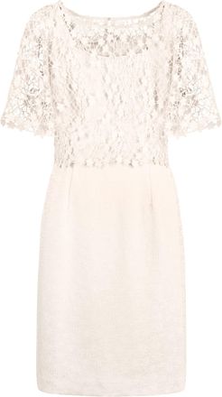 Apart Fashion Damen 2in1 Spitzenkleid Kleid, Creme, 40 EU