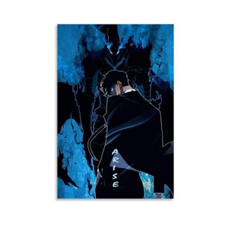 Generic Comics Solo-Leveling Role Sung Jin Woo Art, Kunst-Poster, Leinwand, Wandkunstdrucke, Geschenke, Foto, Bild, Gem&auml;lde, Raumdekoration, Heimdekoration20x