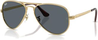 Ray-Ban Aviator Sonnenbrille Rb3925 Blaue Linse - - Accessories - unisex - Gelb - 62 MM