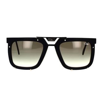 Cazal Cazal, unisex, Accessoires, Noir, Taille: 56 MM Lunettes de Soleil Carrées Vintage