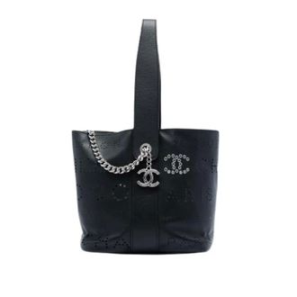 Chanel Sac seau Perfor&eacute; Pre-owned - Femme - Pre-owned - Noir - Taille: ONE Size