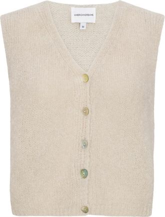 Americandreams Americandreams, Femme, Pulls, Beige, Taille: 44 FR Telma Vest