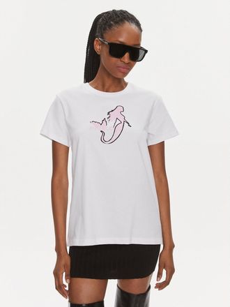 Pinko Pinko T-Shirt 100789 A1OC Wei&szlig; Regular Fit