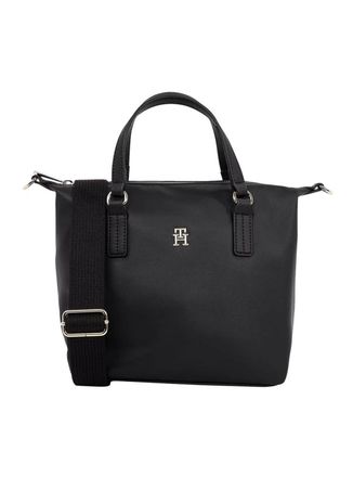 Tommy Hilfiger Damen Tote Bag Tasche Poppy Reform Small Klein, Schwarz (Black), Einheitsgröße