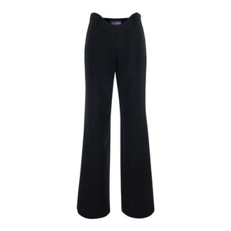 Jean Paul Gaultier Wavy Waist Pants - - Trousers - Damen - Schwarzk - M