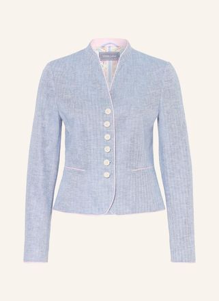 White Label Janker Mit Leinen blau