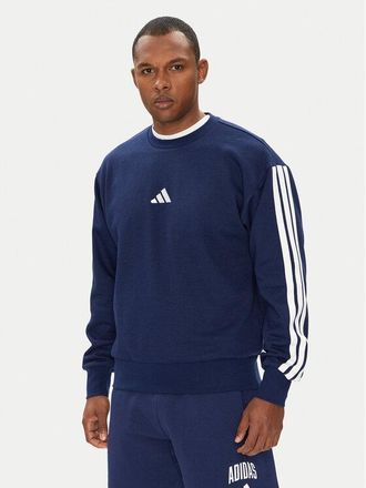 adidas Sweatshirt Essentials 3-Stripes JE6307 Blau Regular Fit