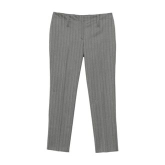 Alexander McQueen Graue Stylische Hose Aw25 - - Trousers - Damen - Grau - M