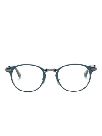 Dita Eyewear lunettes de vue à monture ronde - Bleu