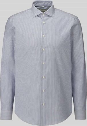 Jake*s Slim Fit Businesshemd mit R&uuml;ckenpasse