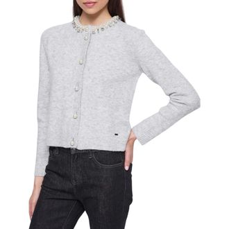 Gaud&igrave; Femme, Pulls, Gris, Taille: 36 FR Cardigan Orn&eacute;