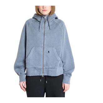 Carhartt Work in Progress Damen, Sweatshirts & Hoodies, Blau, SGr&ouml;&szlig;e