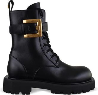 Balmain Anthem Ranger-Stiefel Schwarz