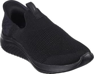 Skechers Boys Ultra Flex 3.0 Smooth Step Slip-Ins Sneaker, Noir, 13.5 UK Child