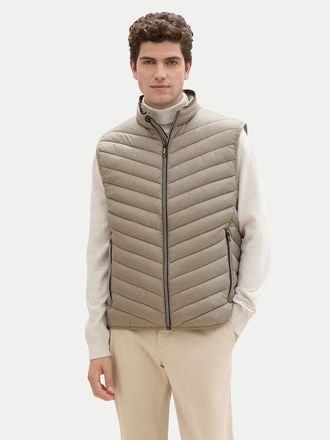 Tom Tailor Weste 1041310 Gr&uuml;n Regular Fit