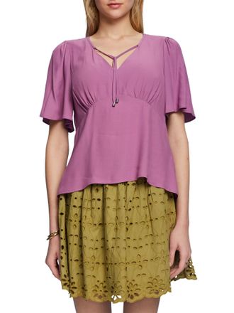 Esprit Damen 053EO1F325 Bluse, 506/VIOLET 2, M
