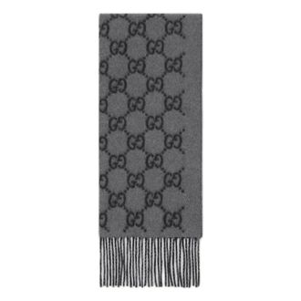Gucci GG Kaschmirschal - - Accessories - Herren - Grau - ONE SIZE