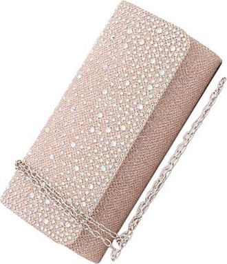 BESTONZON Pochette de Soirée de Paquet à Main Élégant à Chaîne Petit Paquet de Soirée pour Mariage Bal et Événements Habillés Rangement Sécurisé pour Téléphone 