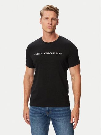 Emporio Armani T-Shirt EM000377 AF25030 UC001 Schwarz Regular Fit