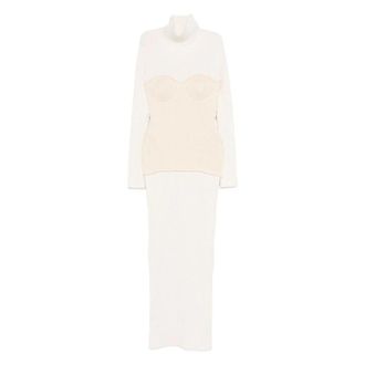 Jean Paul Gaultier Stilvolle Kleider Kollektion - - Dresses - Damen - Wei&szlig; - S