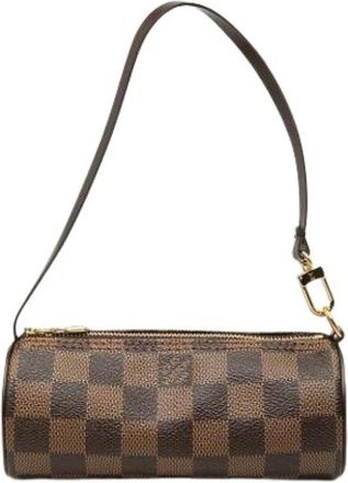 Louis Vuitton Pre-owned Papillon Pochette - Femme - Pre-owned - Brun - Taille: ONE Size