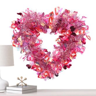 Generico Herzkranz: Gr&ouml;&szlig;e 40 cm, PE-Material, Dekoration, Touch Love Beauty, Valentinstagsdekoration f&uuml;r Heimfeiern und Amb