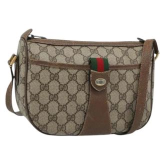 Gucci Sac bandouli&egrave;re vintage doccasion - Femme - Pre-owned - Beige - Taille: ONE Size