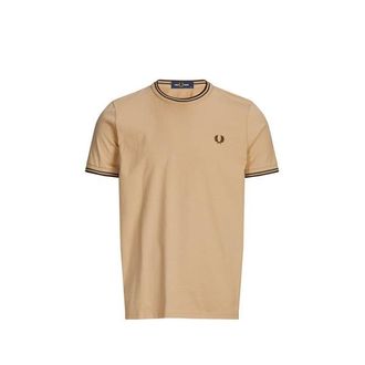 Fred Perry T-shirt uni &agrave; col rond en coton