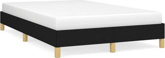 vidaXL Giroletto Senza Materasso Nero 120x190 Cm In Tessuto - Vidaxl