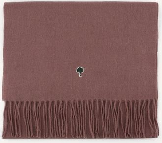 Faguo Echarpe en laine mauve