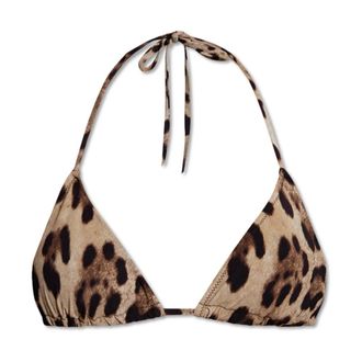 Dolce & Gabbana Leopard-print Triangle Bikini Top - - Swimwear - Damen - Braun - XL