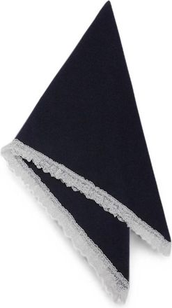 Ganni Scarf In Lace Wool